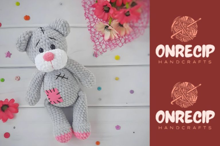 Free amigurumi crochet pink bear pattern – onrecip